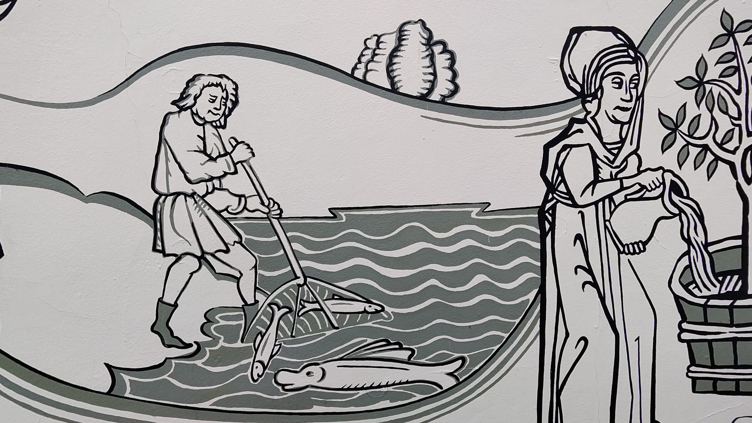 Dr Alison Hutchinson at the Diglis weir fish pass & the el-ver eating ...